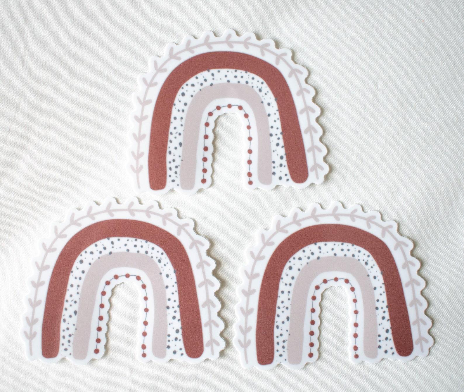 Boho Rainbow Sticker Water Proof Stickers Water Bottle and Laptop ...