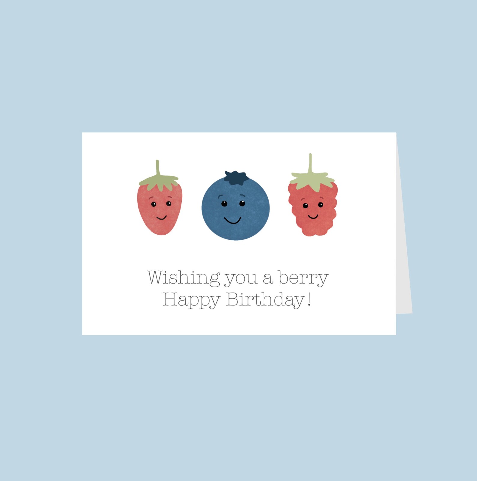 Berry Funny Birthday Card | Pun Birthday Card | Berry Happy Birthday ...