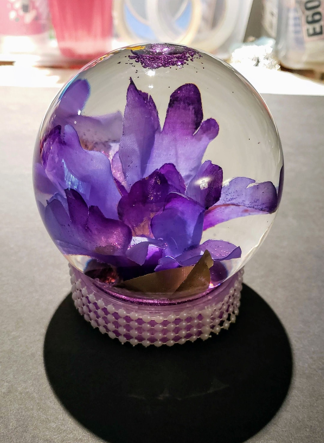 Flowers Water Globes - Etsy
