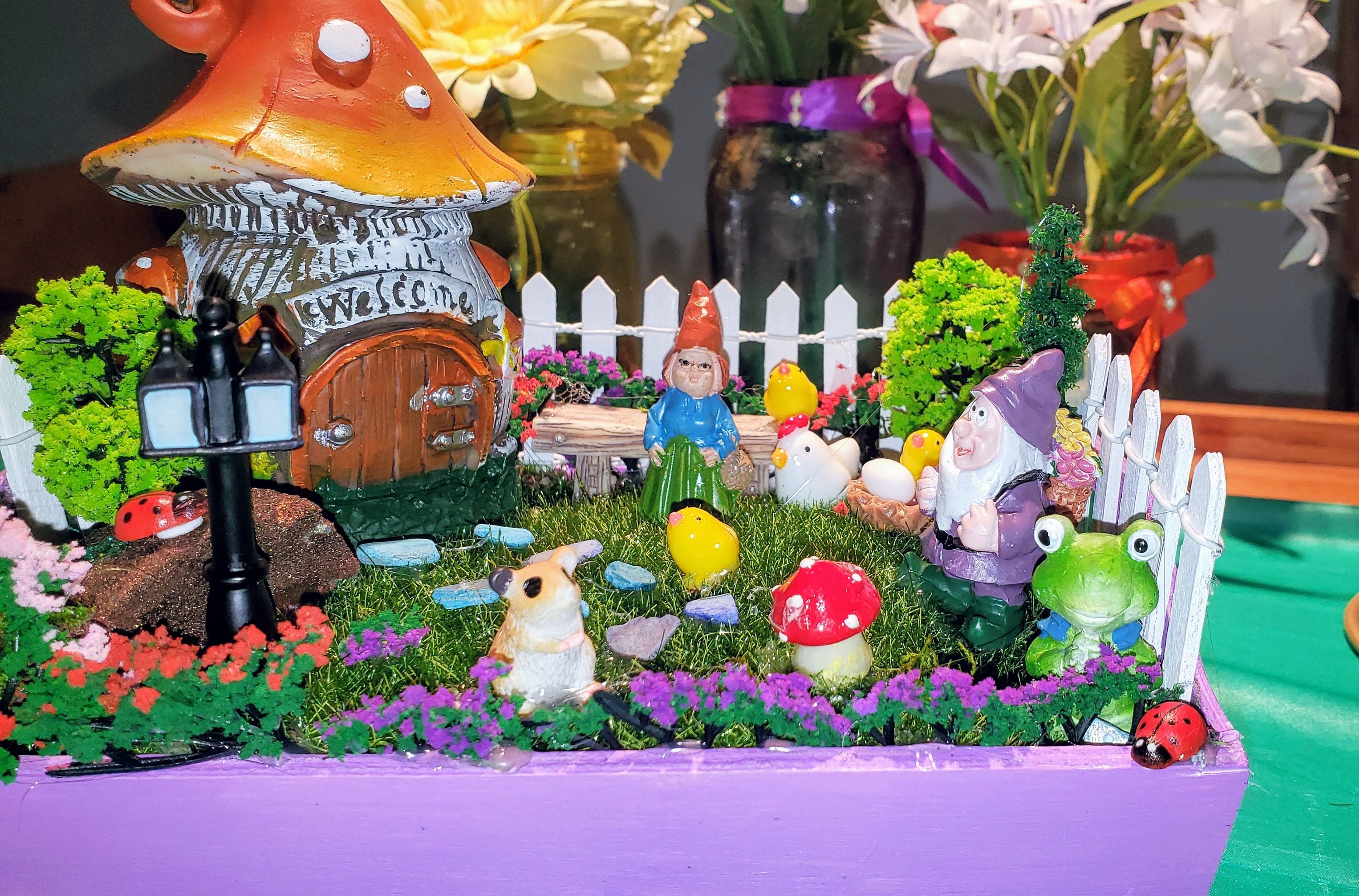 Fairy Gardens 0n a wooden or plastic tray | Etsy