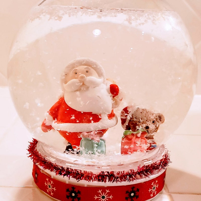 Christmas Snow Globe - Etsy