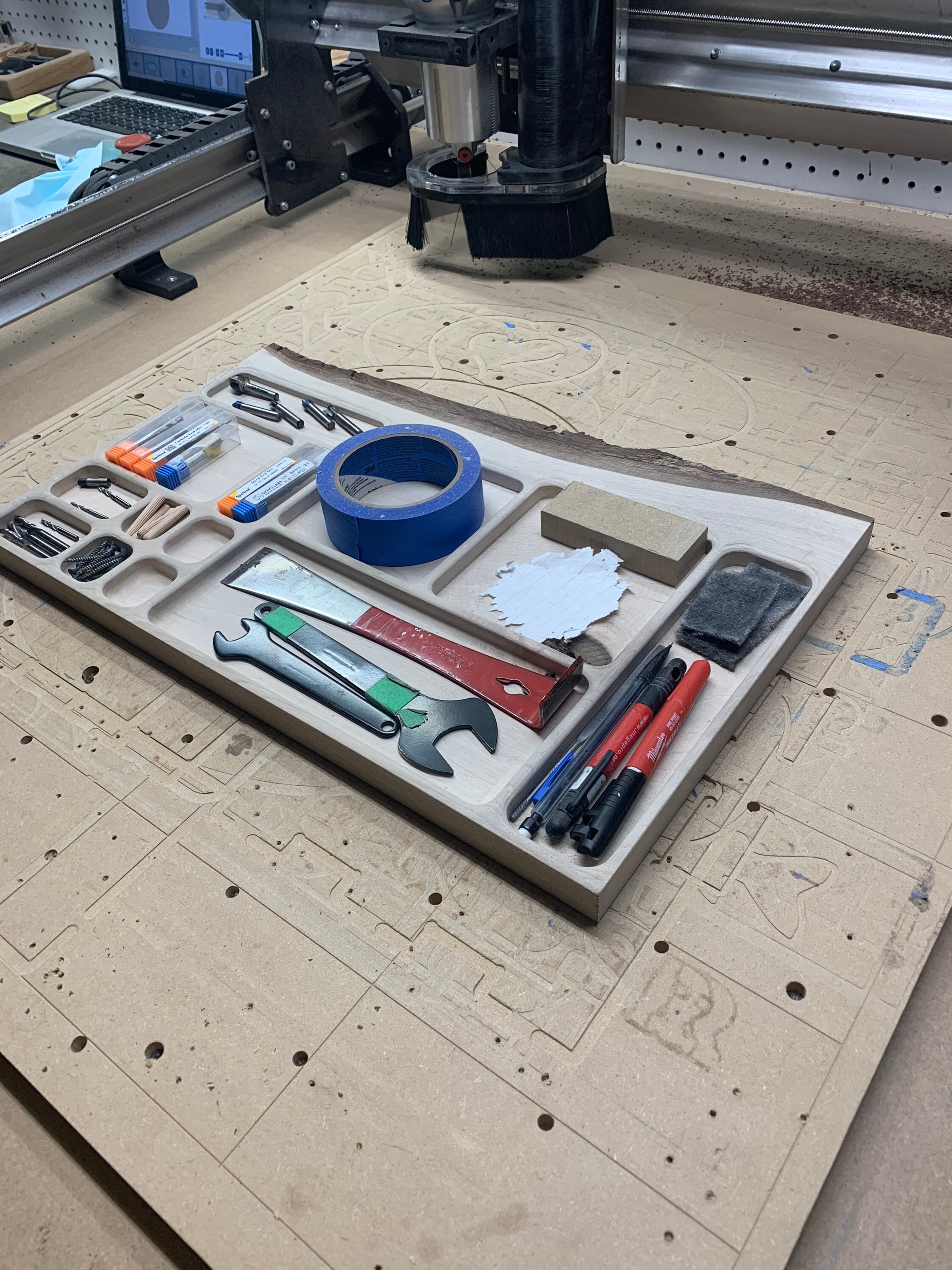 CNC Organizing Tray SVG & STL - Etsy