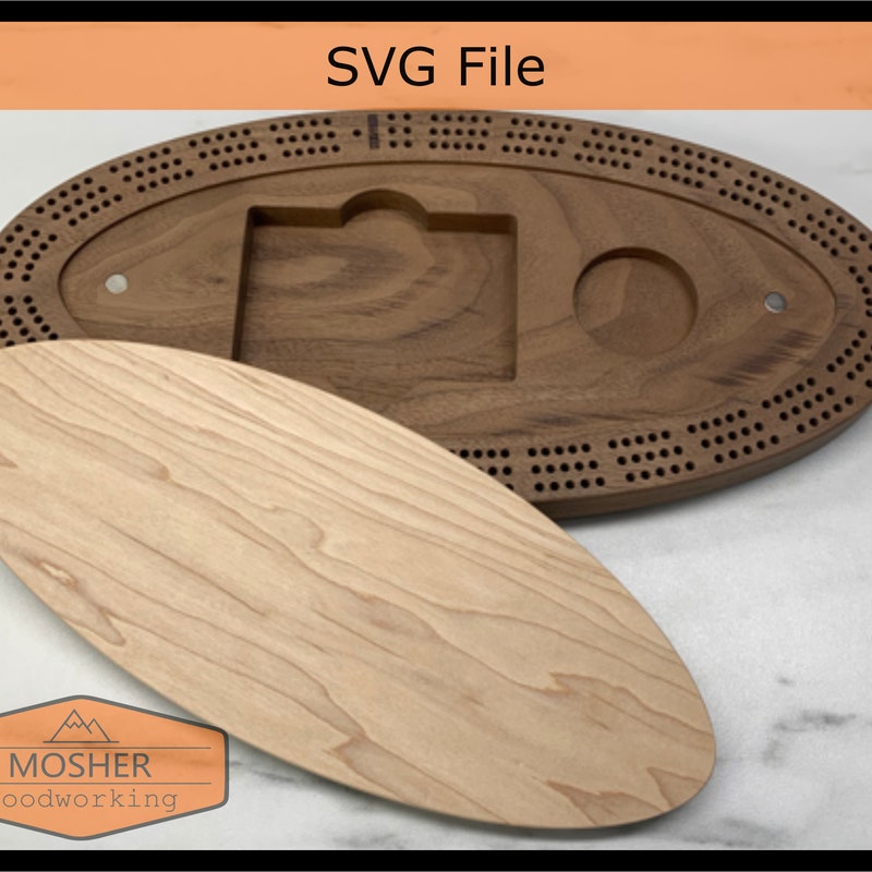 Cribbage Board Template - Etsy