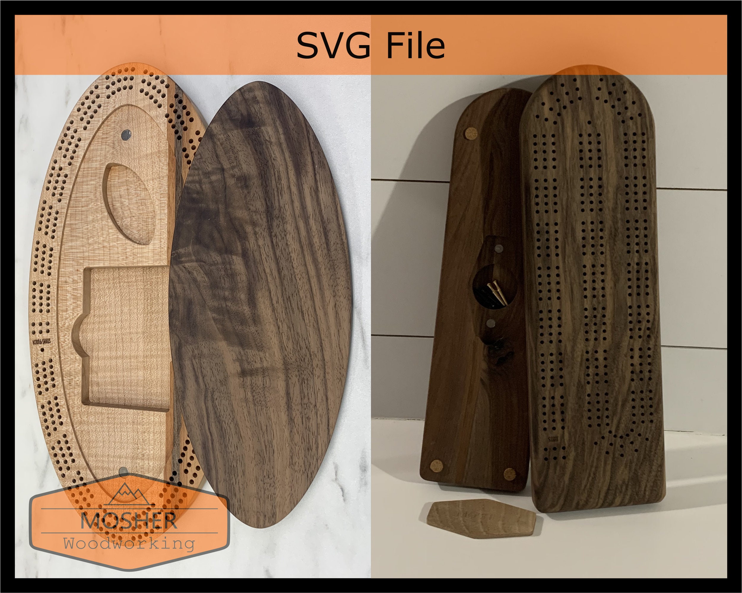 Combo - Crib Board SVG File - Etsy