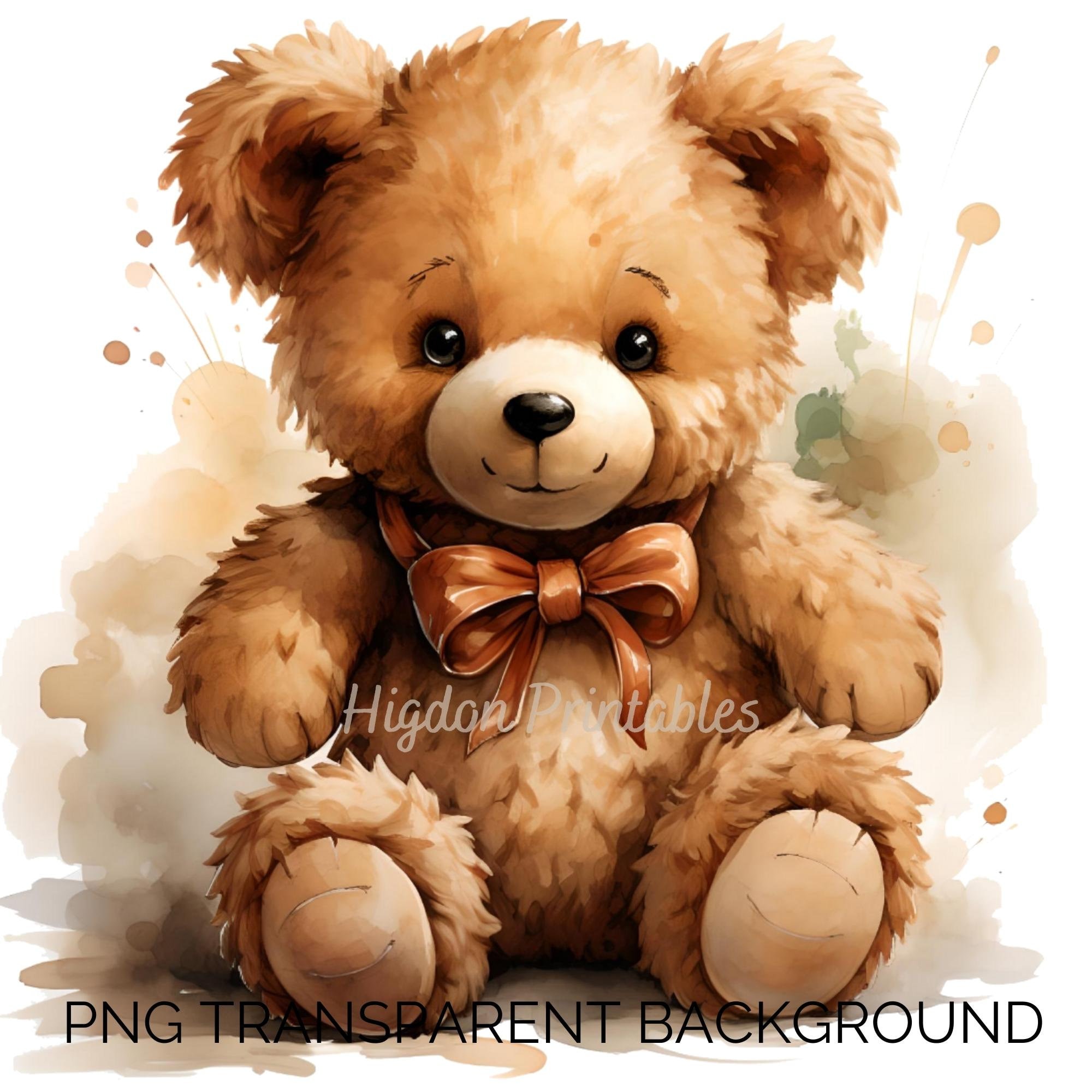 Orange Teddy Bear Clipart