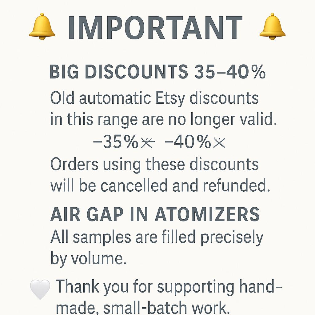 Fragrance Discovery Set Choose Any 7 Perfume Samples Etsy