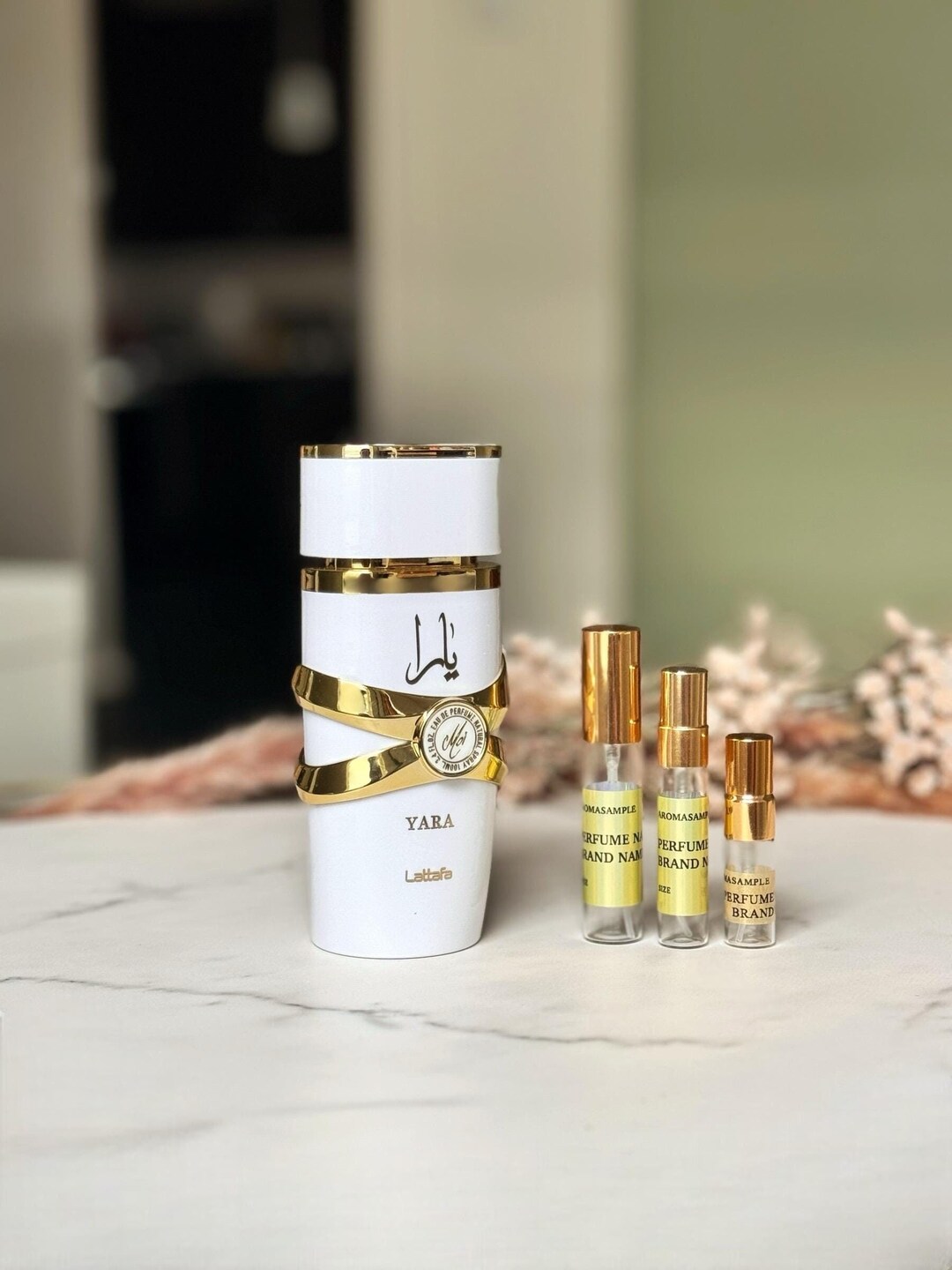 New! Lattafa Yara Moi Perfume SAMPLE in a Quality GLASS Atomizer 3ml, 5 ...