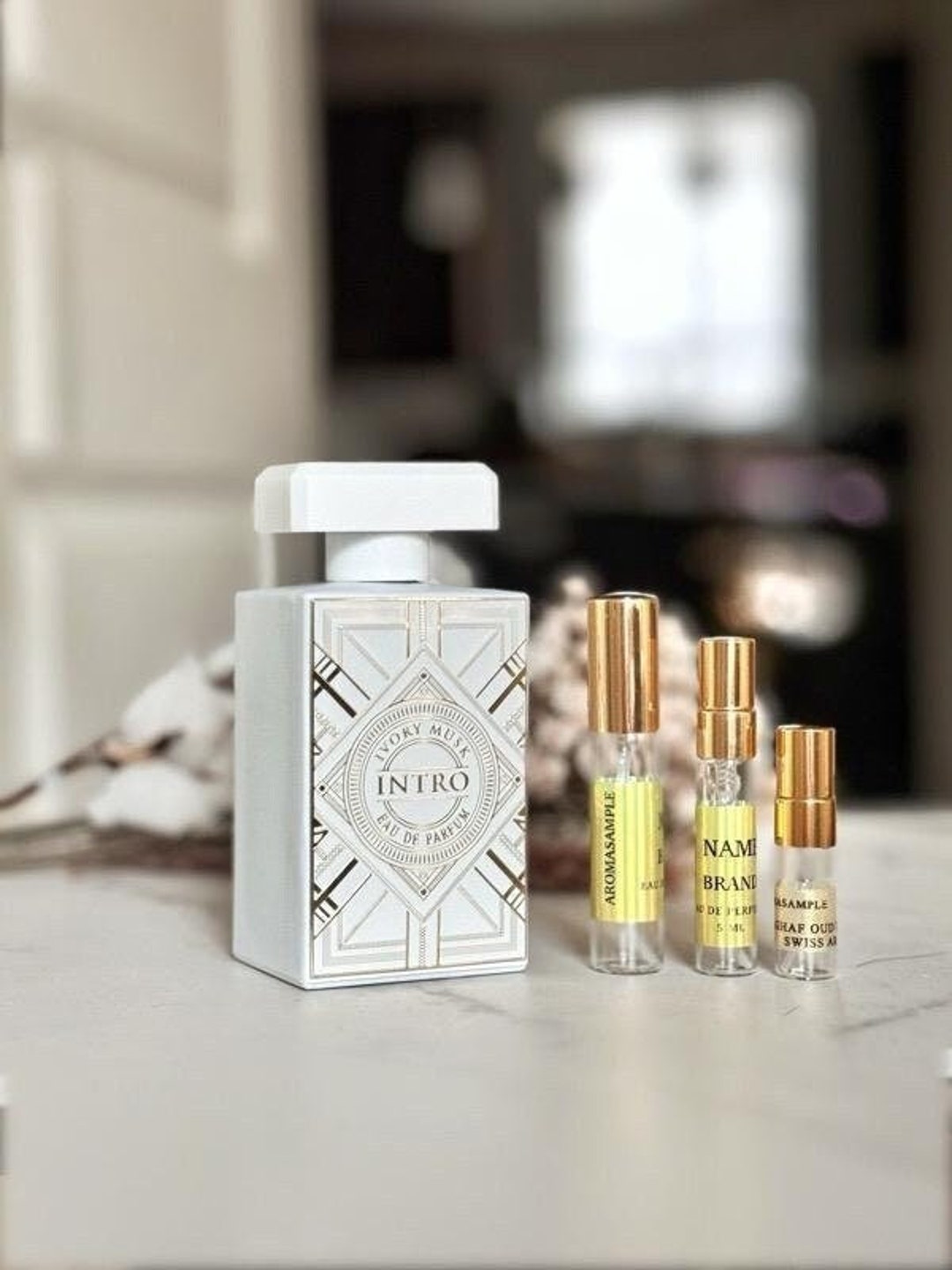 INTRO IVORY MUSK Perfume Sample in Glass Atomizer 1 Ml, 2ml, 3ml, 5ml ...