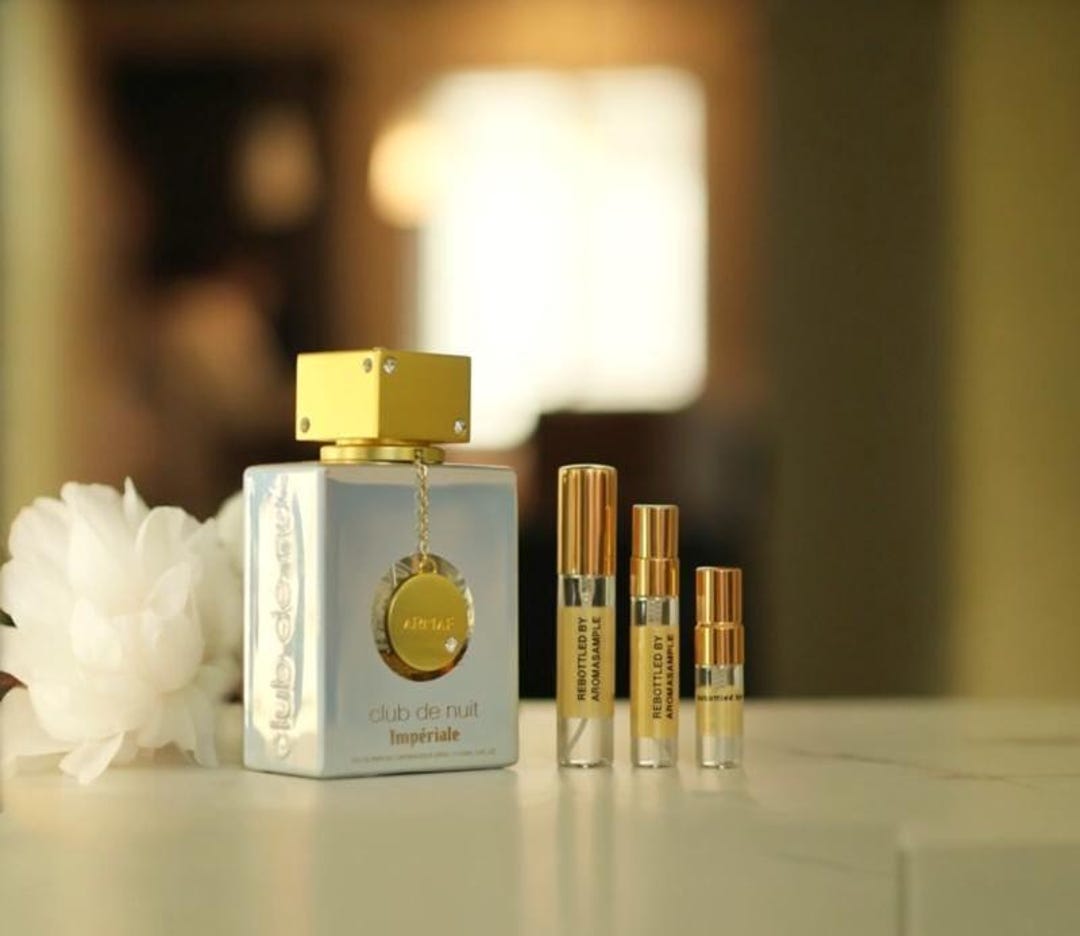 Club De Nuit Imperiale Armaf Perfume Sample: Rose, Lychee & Vanilla - Etsy