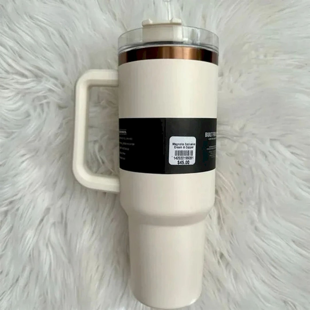 Stanley Adventure Quencher 40/30oz Cream & Copper Magnolia - Etsy