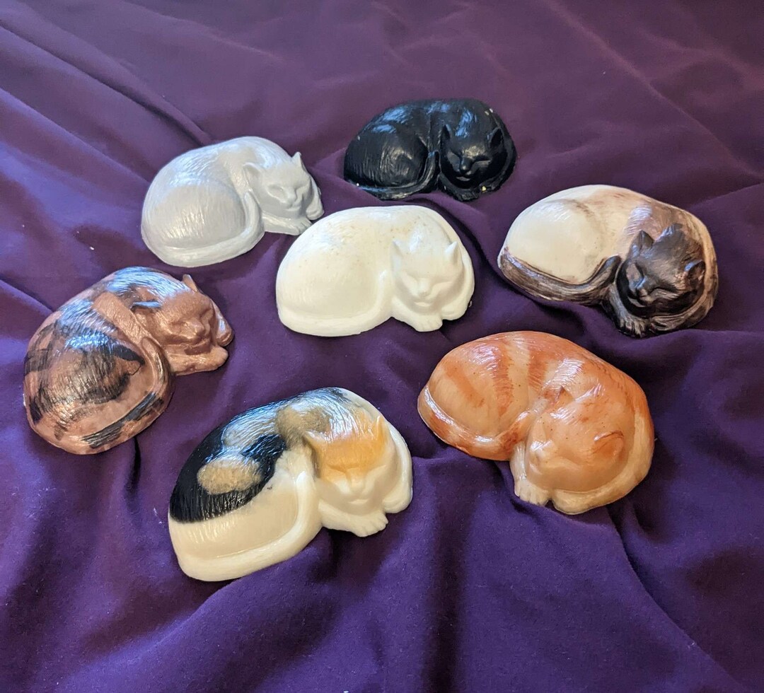 Sleeping Cat Soap Bar Animal Soap Cute Soap Handmade Soap Vegan Soap - Etsy