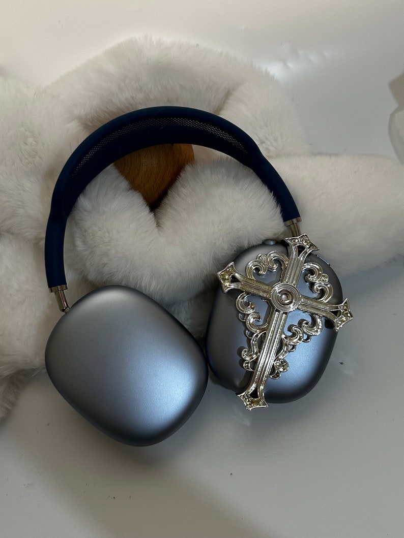 3D Printed 'cross Scroll Saw' Airpods Max Cover: Chrome, Gold, Silver ...