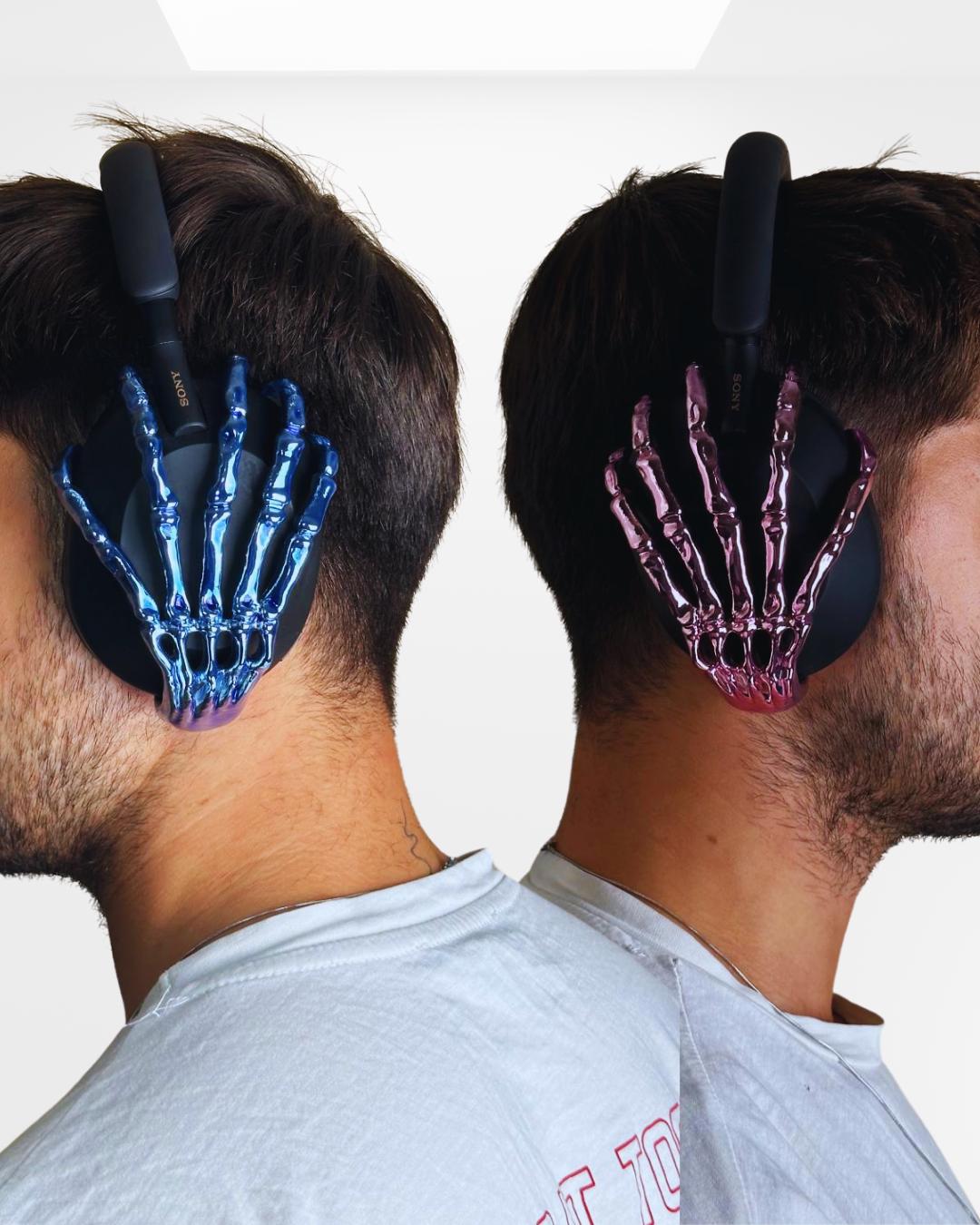 3D Printed 'skeleton Hand' Headphone Attachment for Sony WH-1000XM5 ...