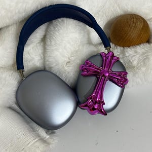Airpods Max 'pewter Cross' Headphones Attachment: 3D Resin Print Art ...