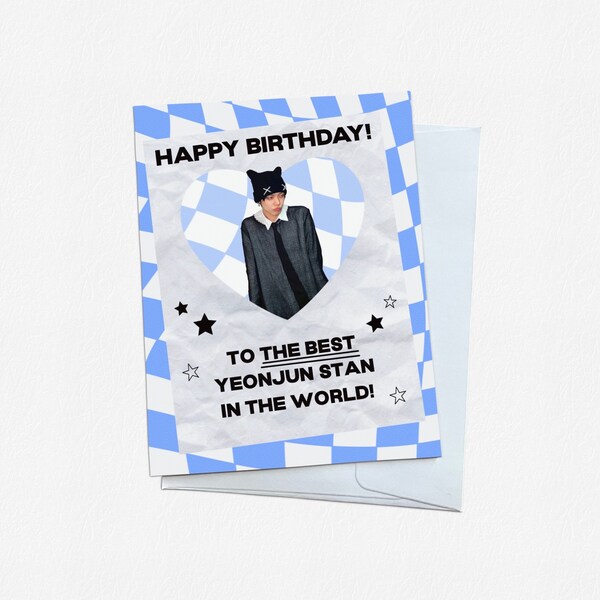 Txt Birthday Card - Etsy