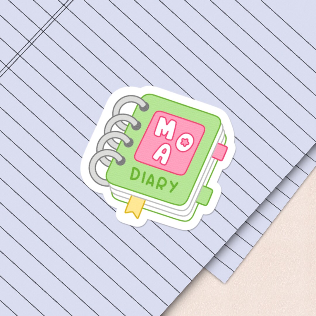 TXT Sticker moa Diary - Etsy
