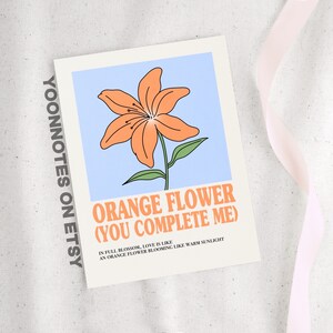 Enhypen orange Flower Wall Print Aesthetic Kpop Decor - Etsy