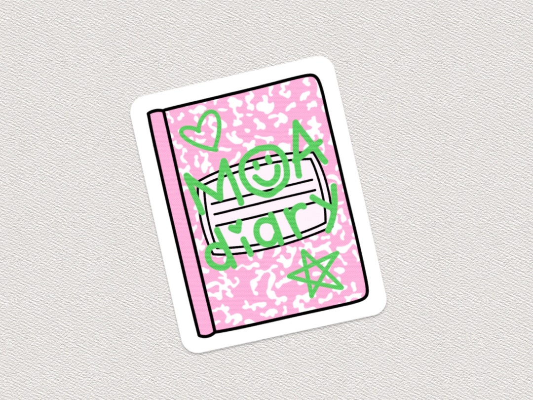 TXT Sticker moa Diary - Etsy