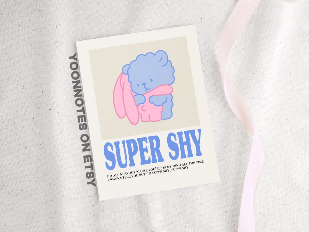Newjeans super Shy Wall Print Aesthetic Kpop Decor - Etsy