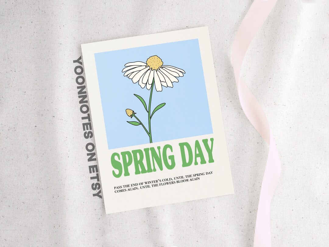 BTS spring Day Wall Print Aesthetic Kpop Decor - Etsy