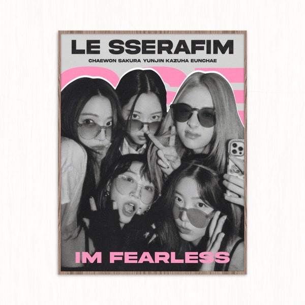 Le Sserafim Poster - Etsy