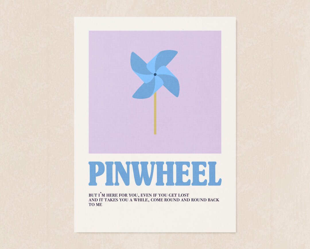 Seventeen pinwheel Wall Print Aesthetic Kpop - Etsy