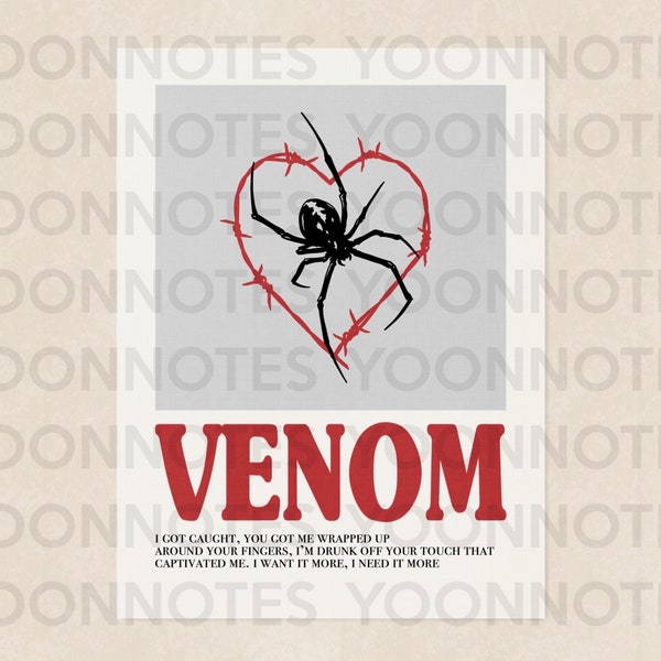 Stray Kids Print Venom - Etsy