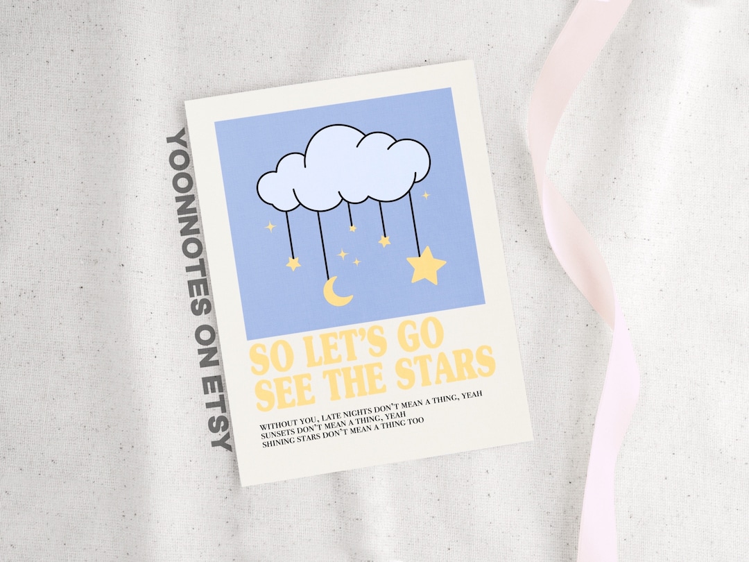 BOYNEXTDOOR so Lets Go See the Stars Wall Print Aesthetic Kpop Decor - Etsy