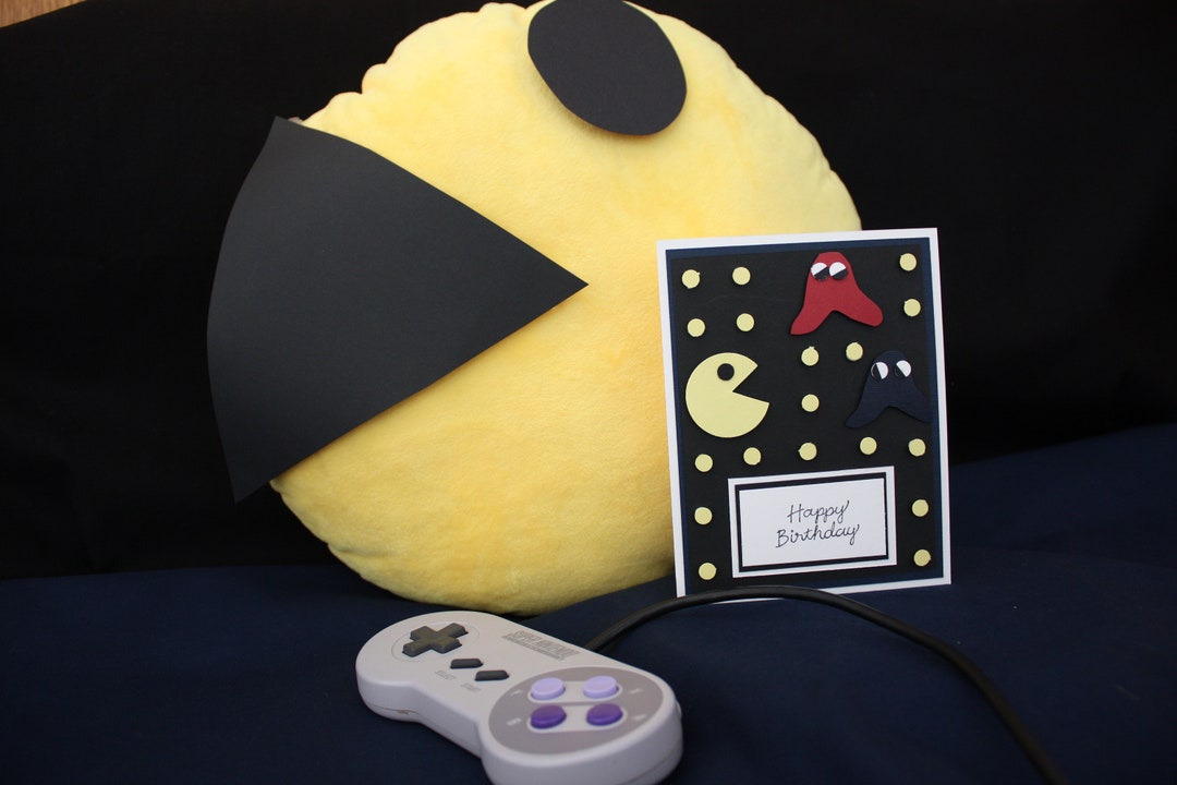 3D Happy Birthday Arcade Character Card - Etsy