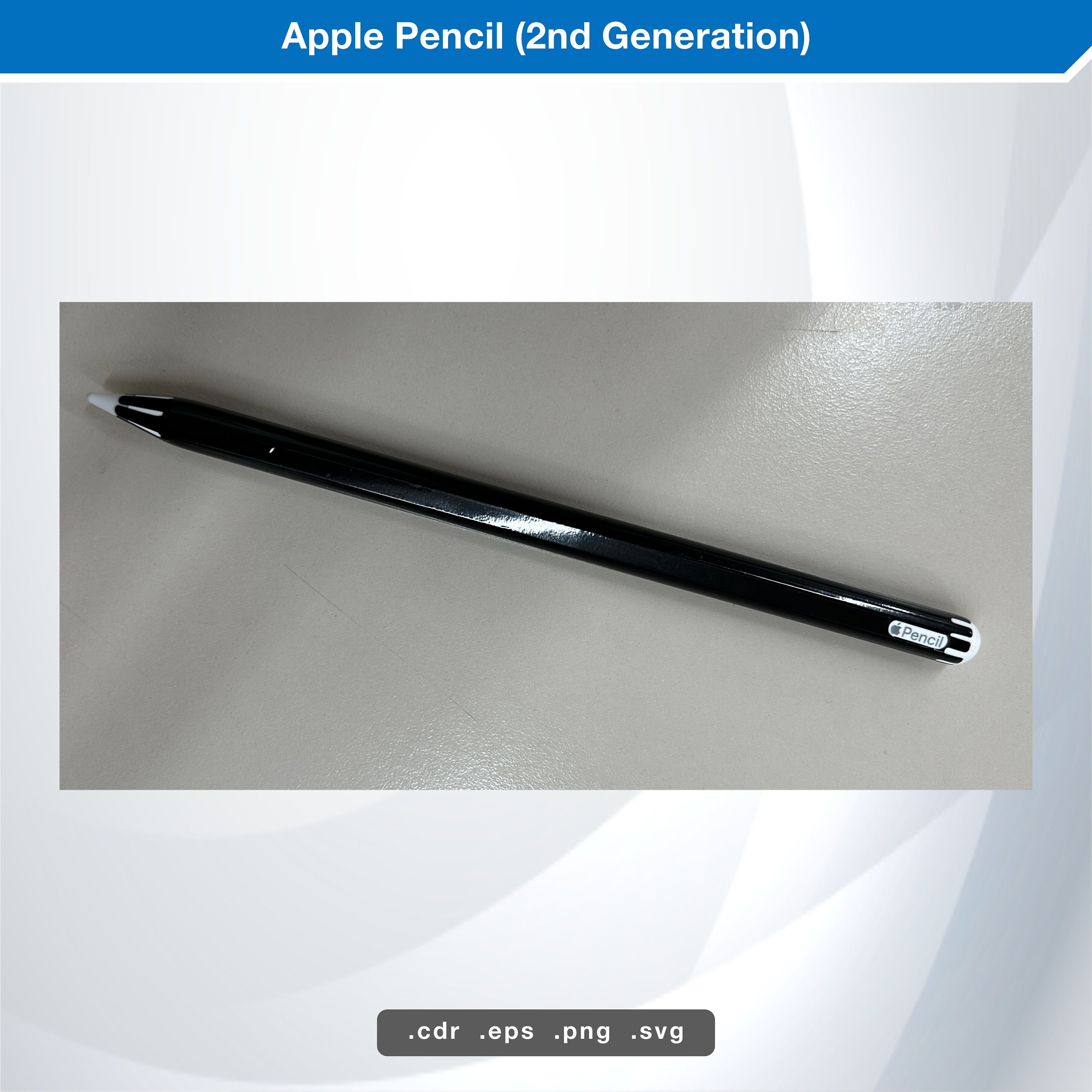 Apple Pencil 2nd Generation SVG Digital Skin Template - Etsy