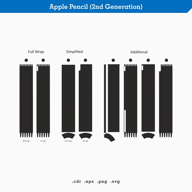 Apple Pencil Template - Etsy