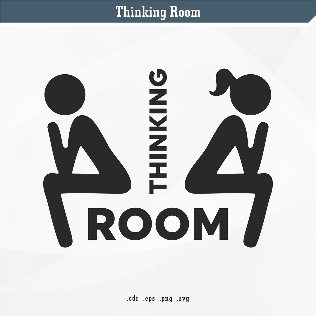 Thinking Room SVG Digital Vector - Etsy