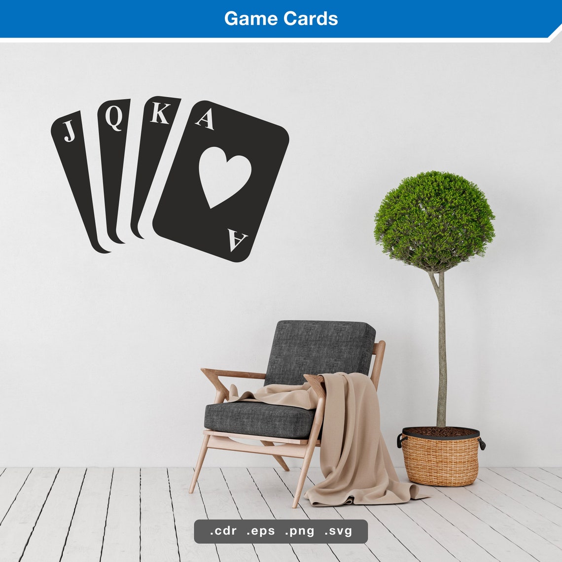 Game Cards SVG Digital Vector - Etsy