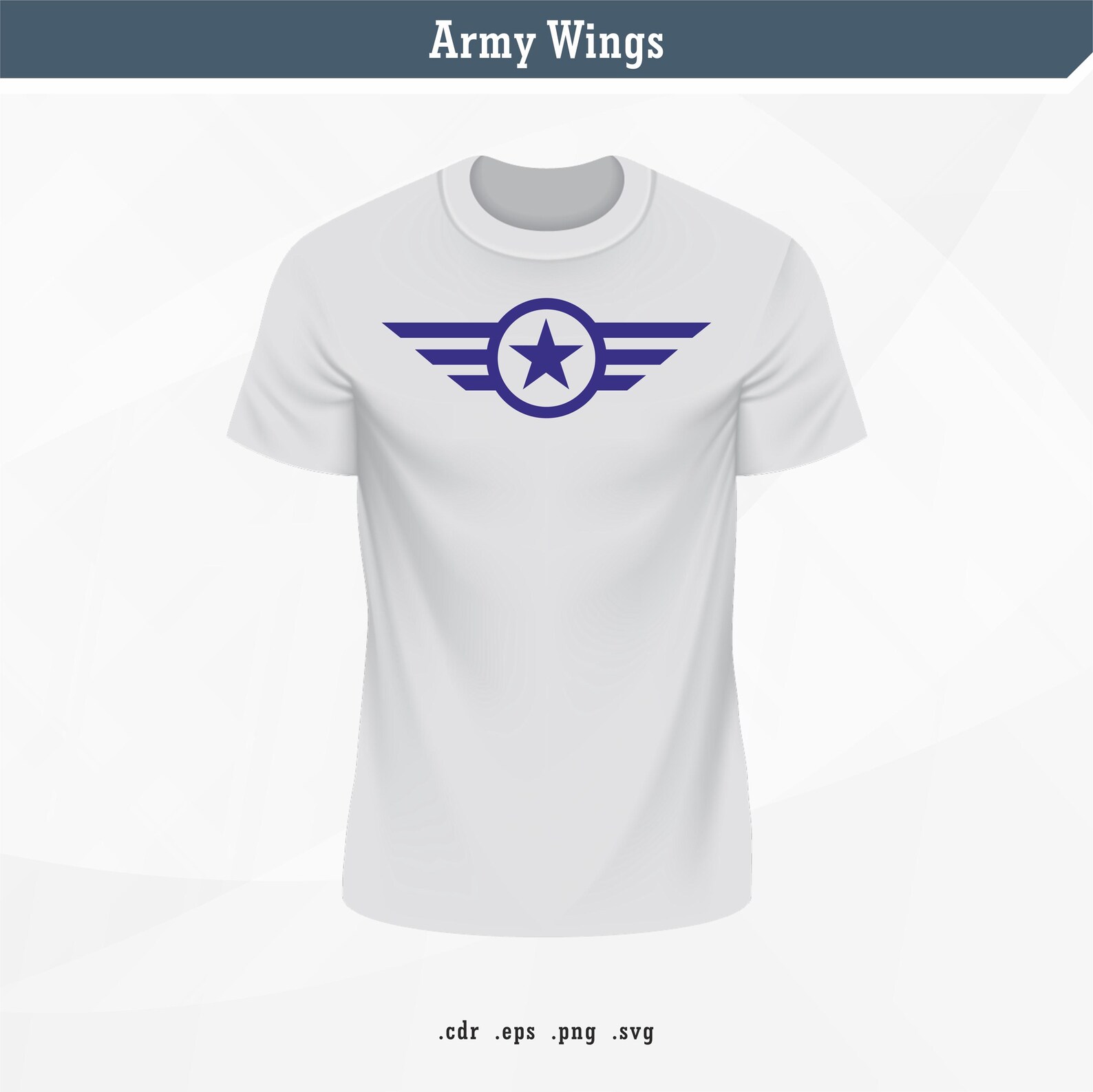 Army Wings SVG | Digital Vector - Etsy