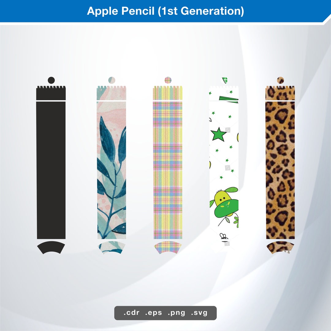 Apple Pencil 1st Generation SVG Digital Skin Template - Etsy