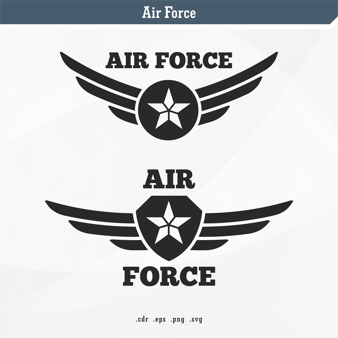 Air Force SVG | Military Jet Vector Cut File for Cricut & Silhouette ...