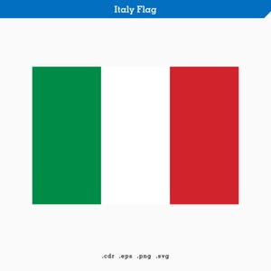 Italy Flag SVG Digital Vector - Etsy