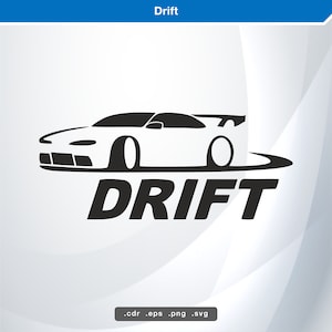 Drift SVG Digital Vector - Etsy