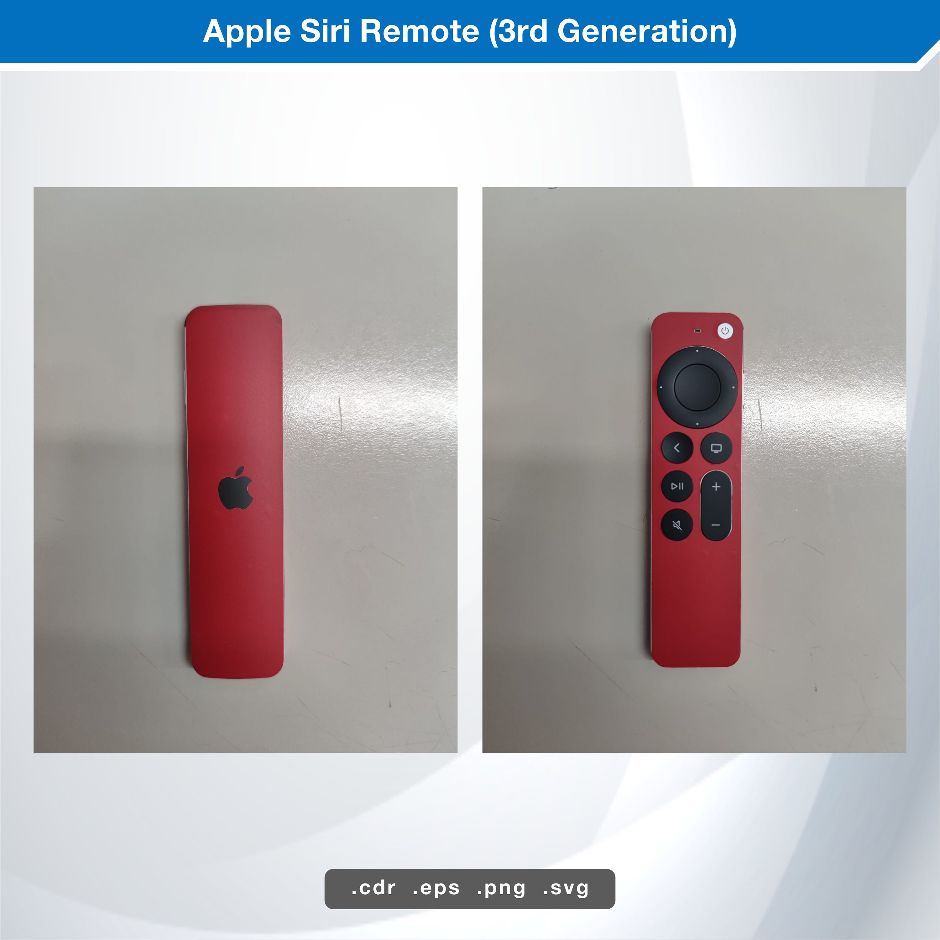 Apple Siri Remote 3rd Generation SVG Vector - Etsy