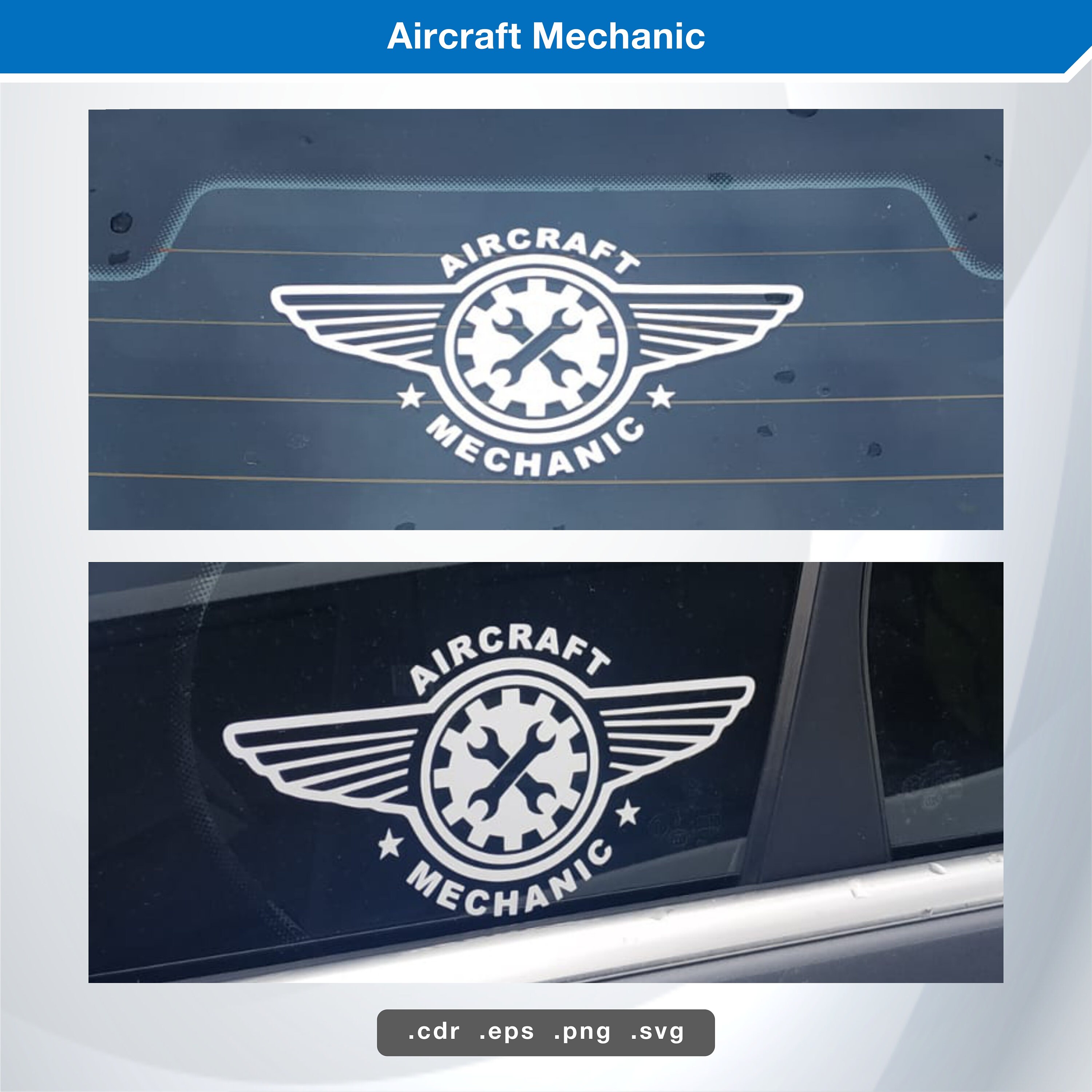 Aircraft Mechanic SVG Digital Vector - Etsy
