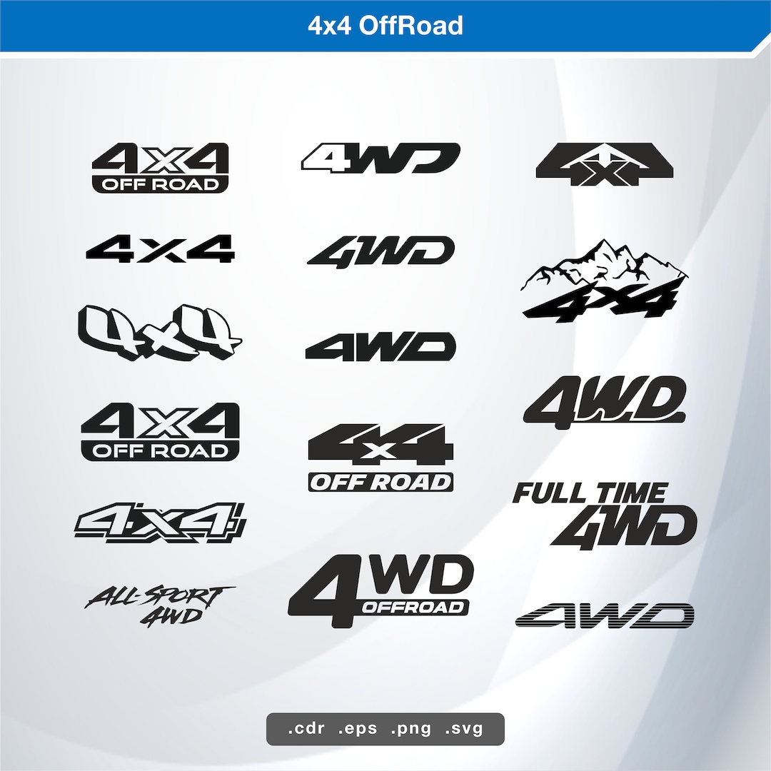4x4 Offroad SVG Digital Vector - Etsy