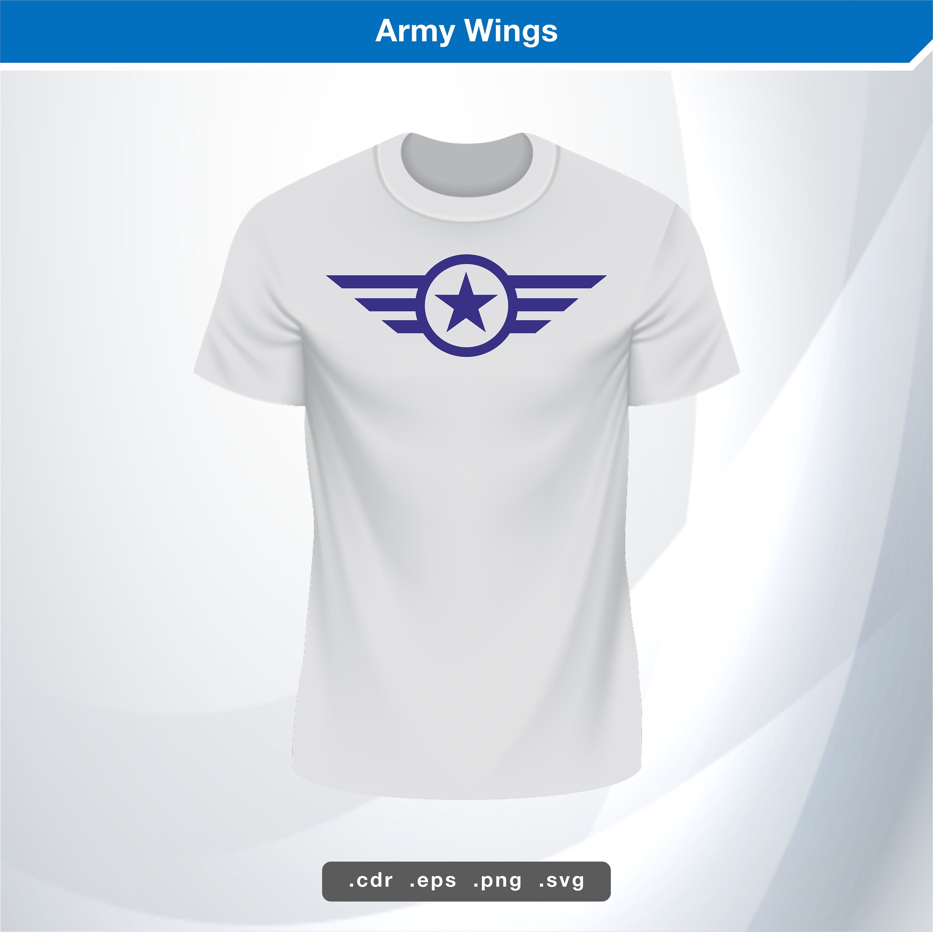 Army Wings SVG Digital Vector - Etsy UK