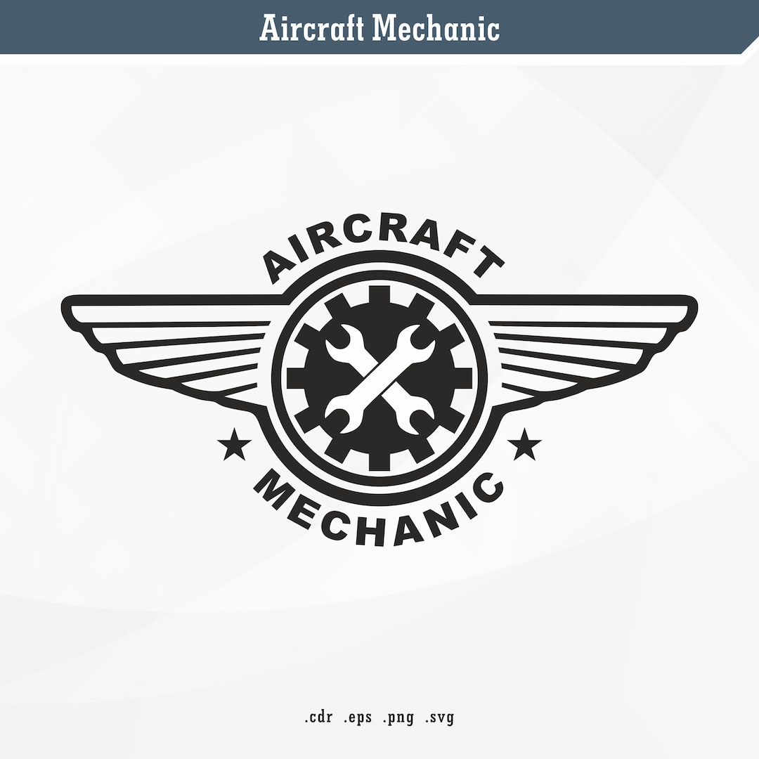 Aircraft Mechanic SVG | Aviation Mechanic Vector Cut File - Etsy