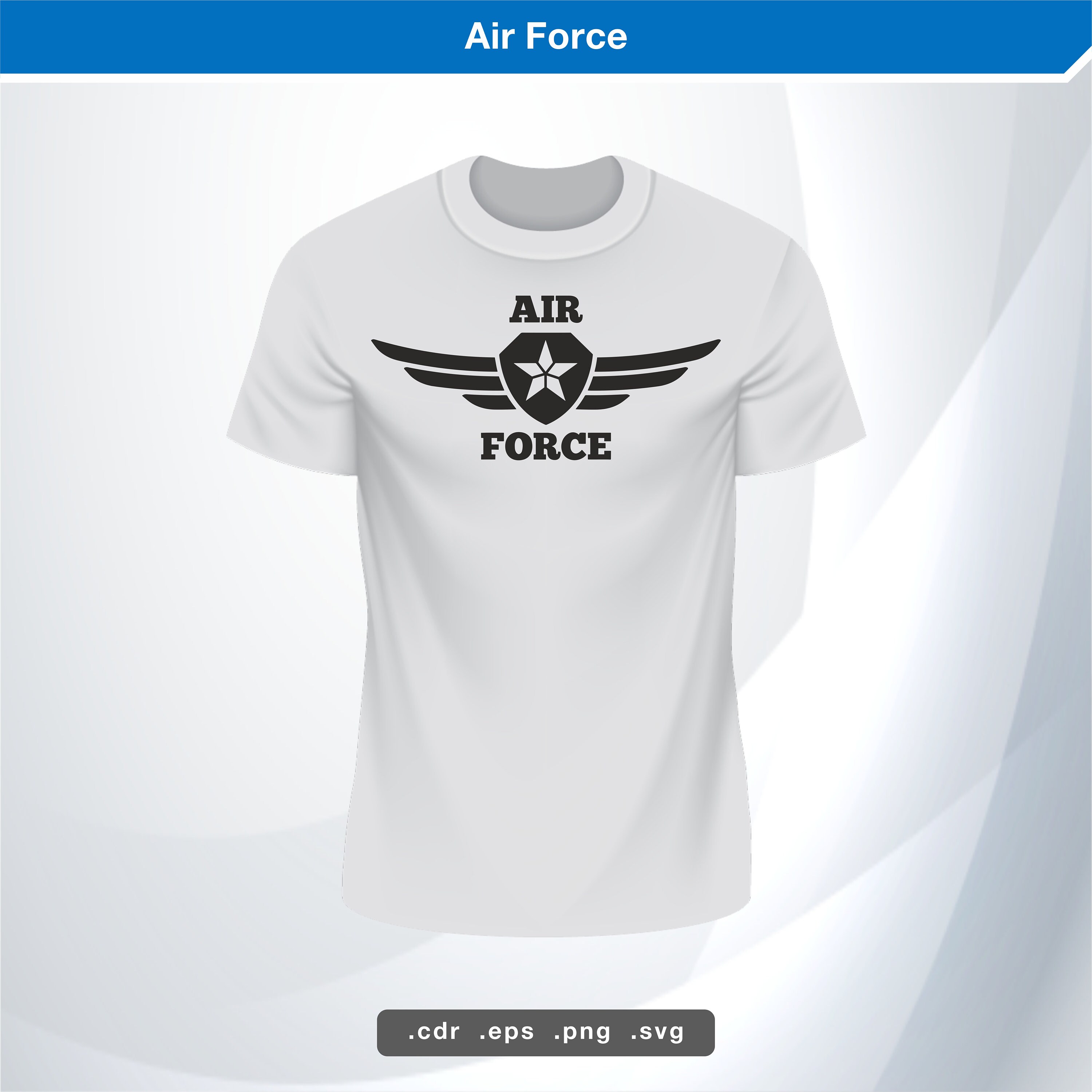 Air Force SVG Digital Vector - Etsy
