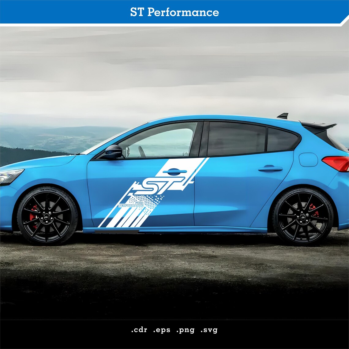 ST Performans SVG Digital Vector - Etsy