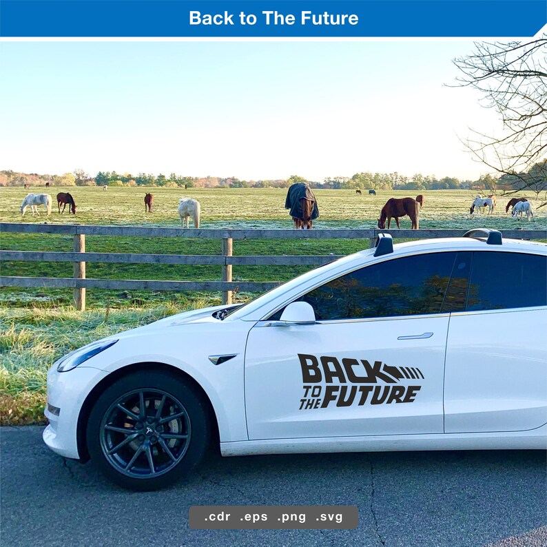 Back to the Future SVG Digital Vector - Etsy