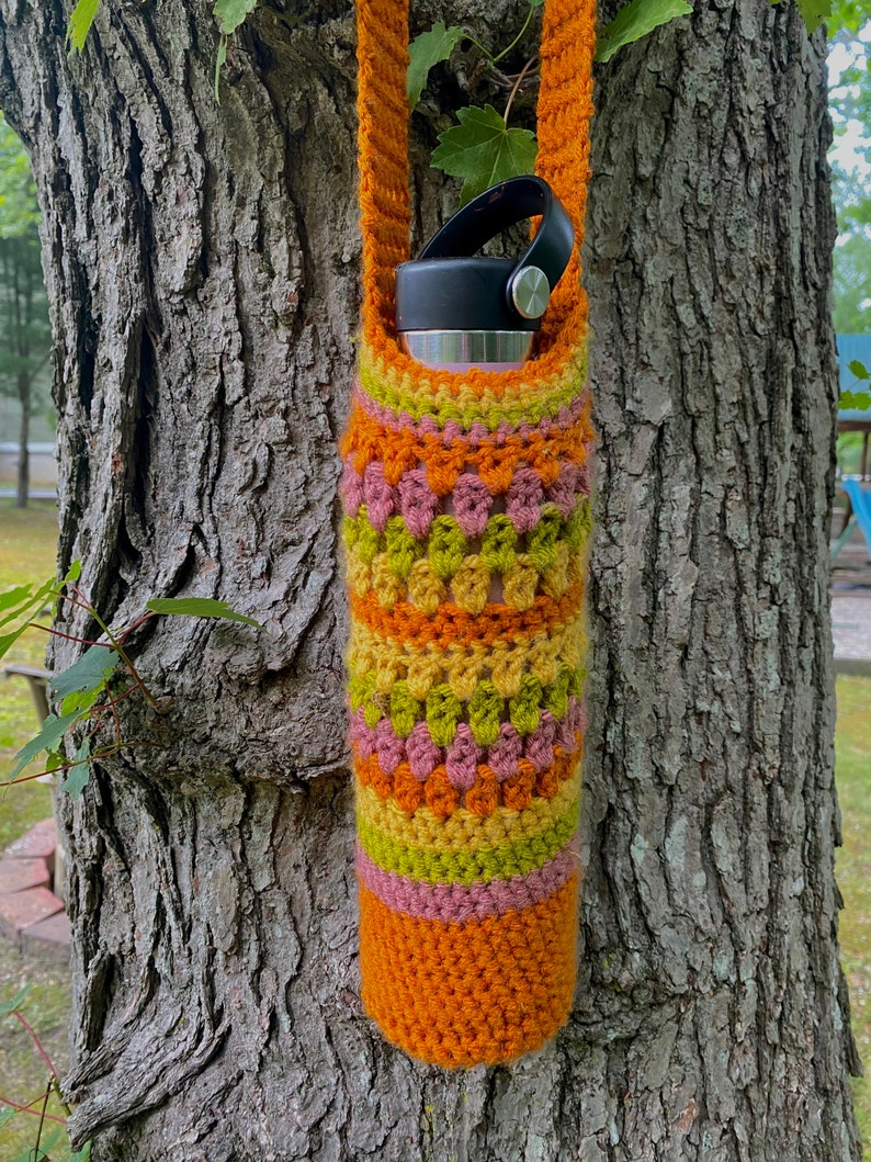 Crochet Water Bottle Holder - Etsy