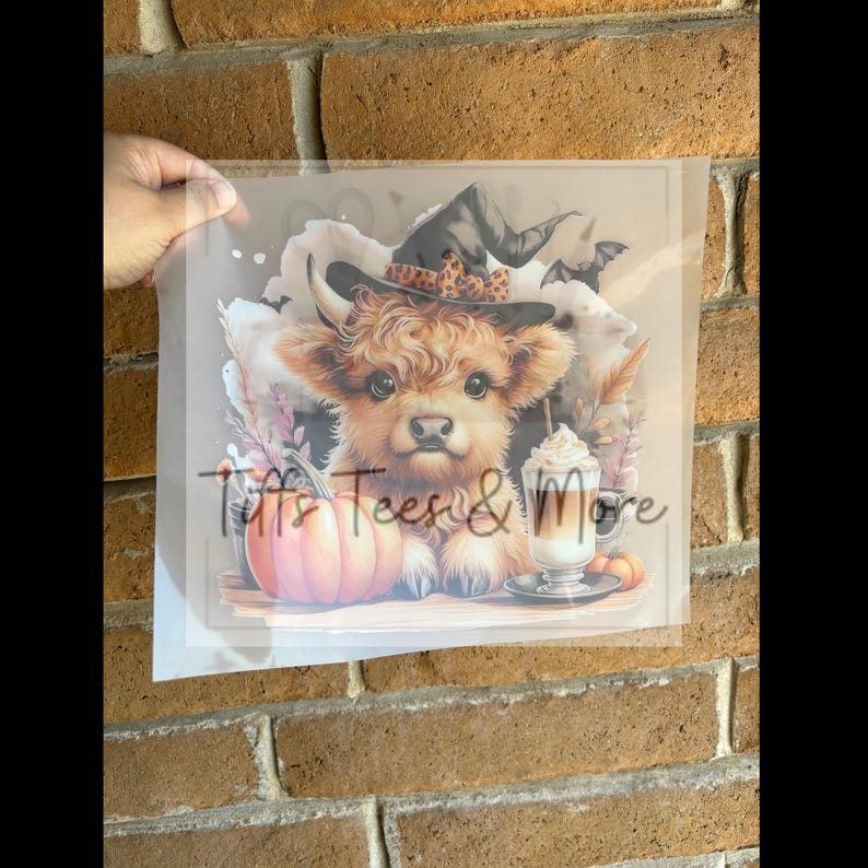 Haloween Cute Cow DTF Transfer - Etsy