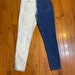 Split Bleached Jeans | Half and Half Pants | Colorblock Jeans | Tiktok ...