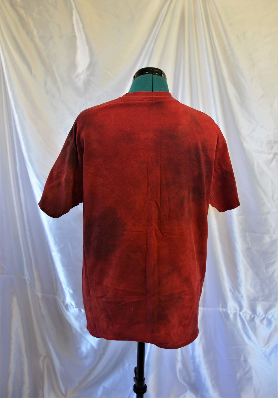 Red Bleach Tie Dye Shirt | Etsy